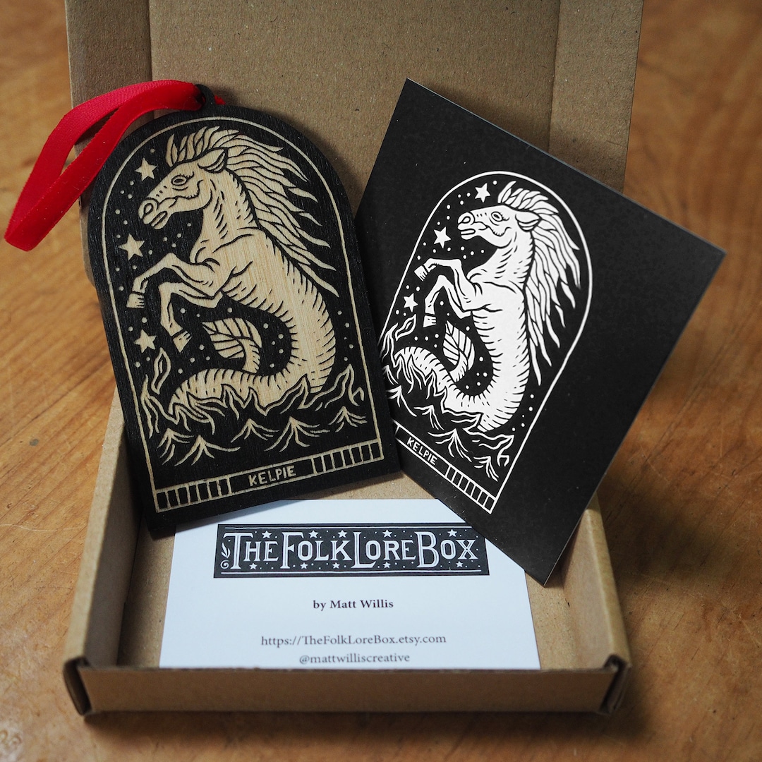 Kelpie Hanging Decoration by Matt Willis - Water Horse ~ Horse Skull ...