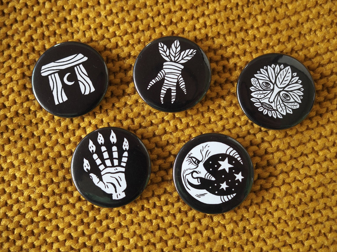 Folklore Badge Set 1 by Matt Willis Thefolklorebox the - Etsy