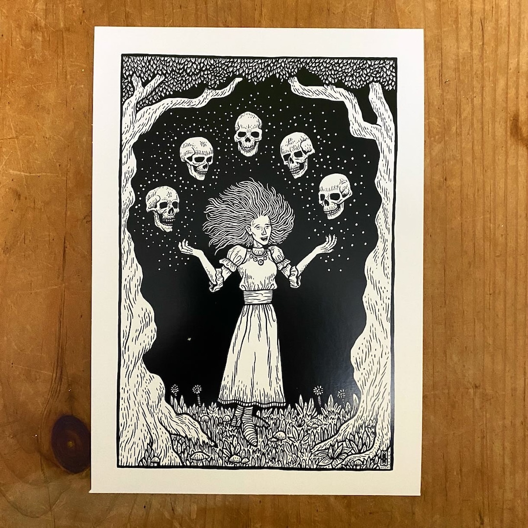 The Bower A4 Print by Matt Willis - the Folklore Box - the Folk Lore ...