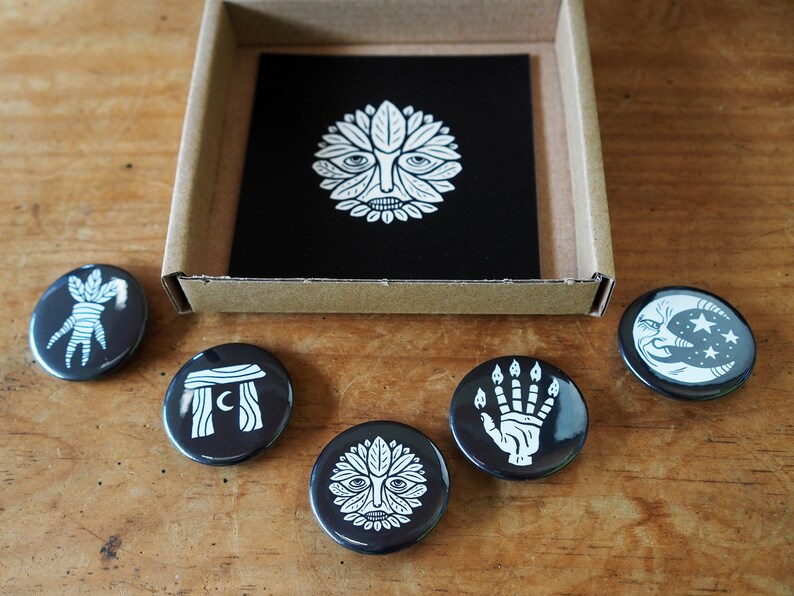 Folklore Badge Set 1 by Matt Willis Thefolklorebox the - Etsy