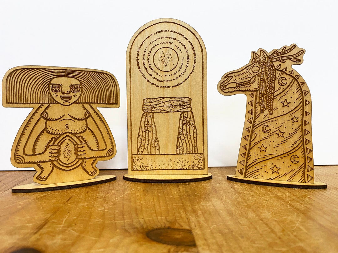 Set of 3 Standing Decorations by Matt Willis - Thefolklorebox ~ the ...