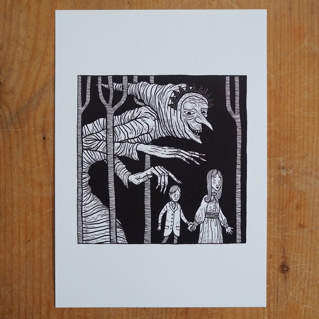 Erl King Art Print – Matt Willis, German Folklore (A4) - Etsy