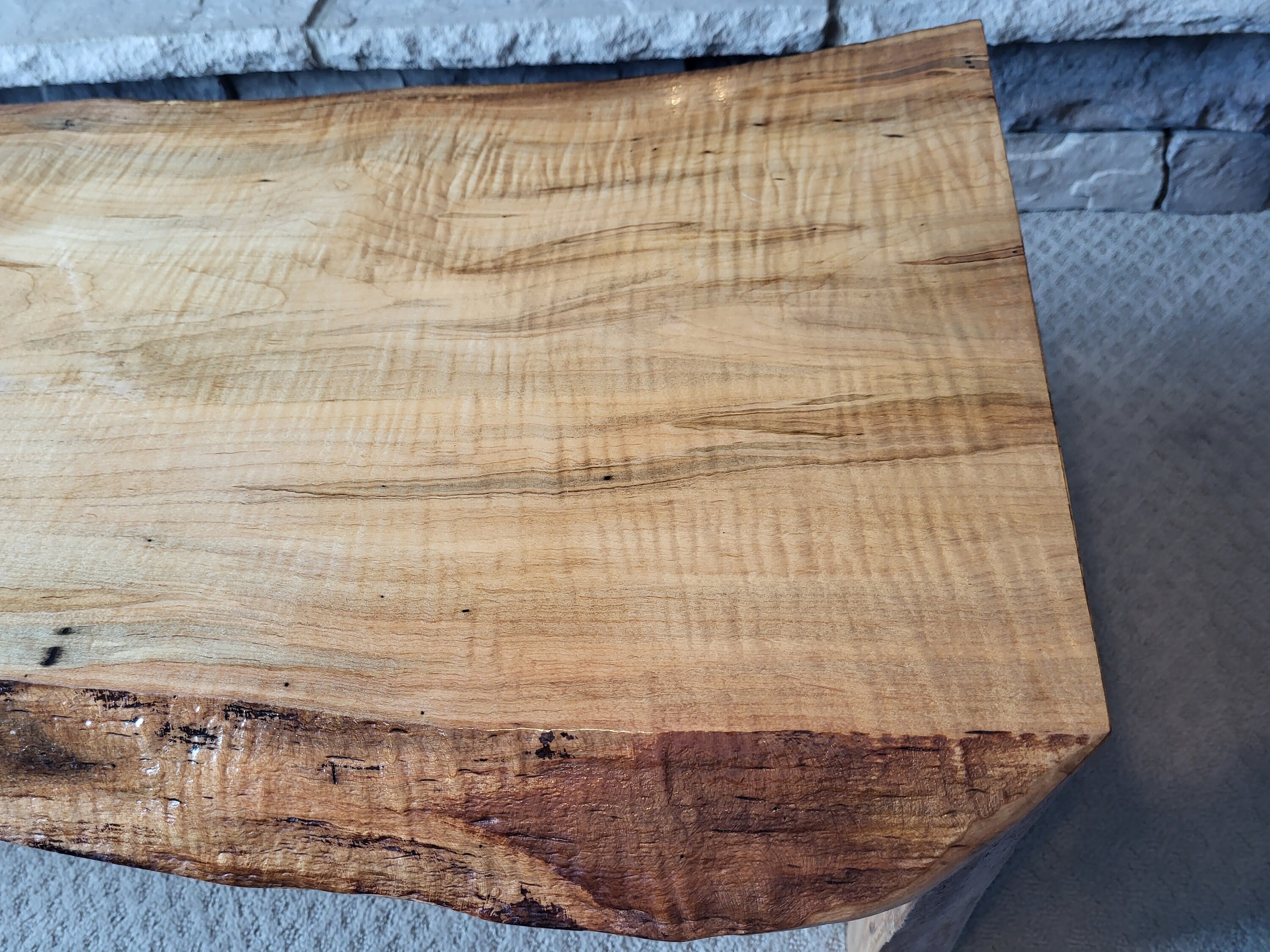 Live Edge Waterfall Coffee Table or Bench - Etsy