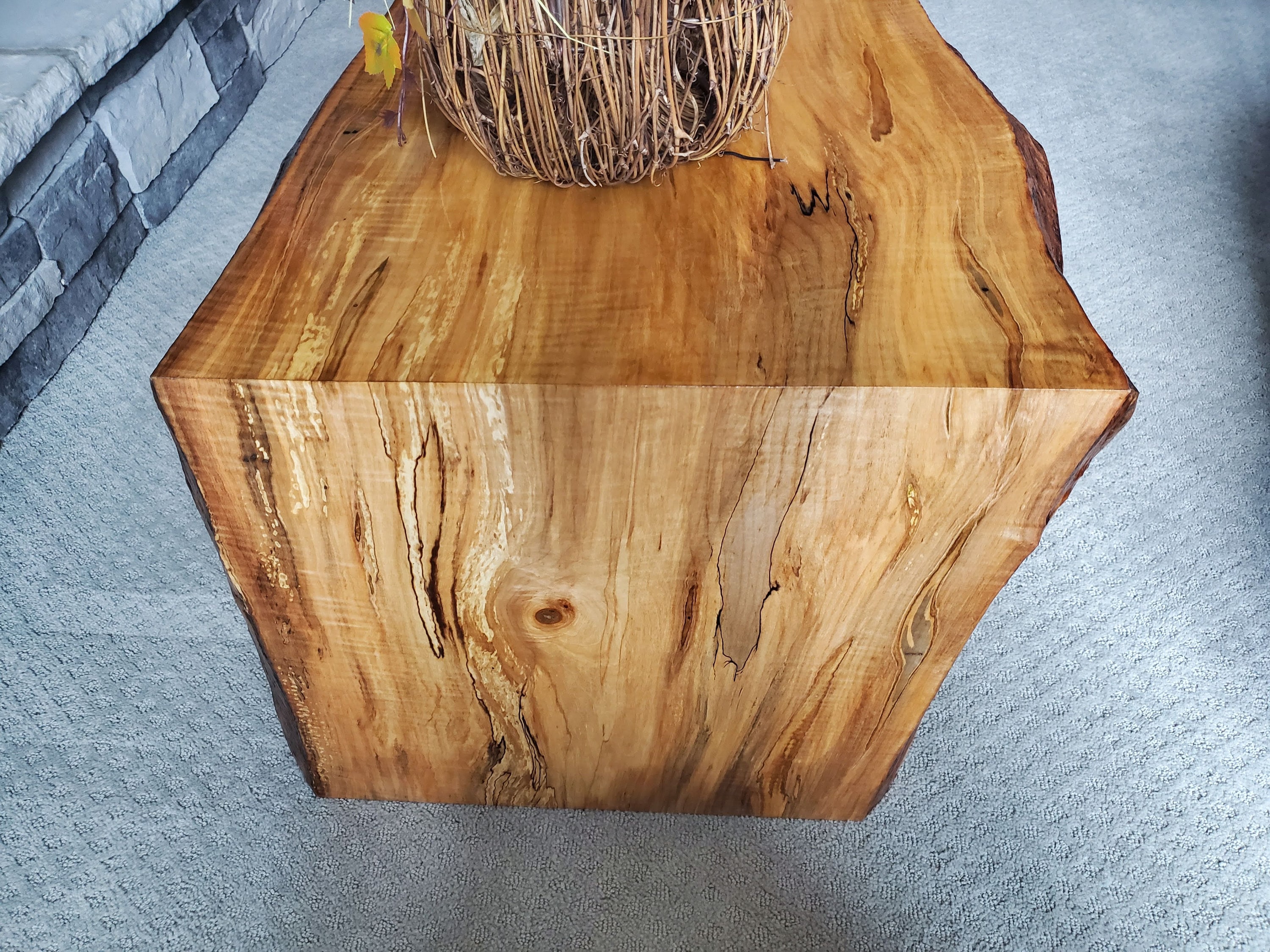 Live Edge Waterfall Coffee Table or Bench - Etsy