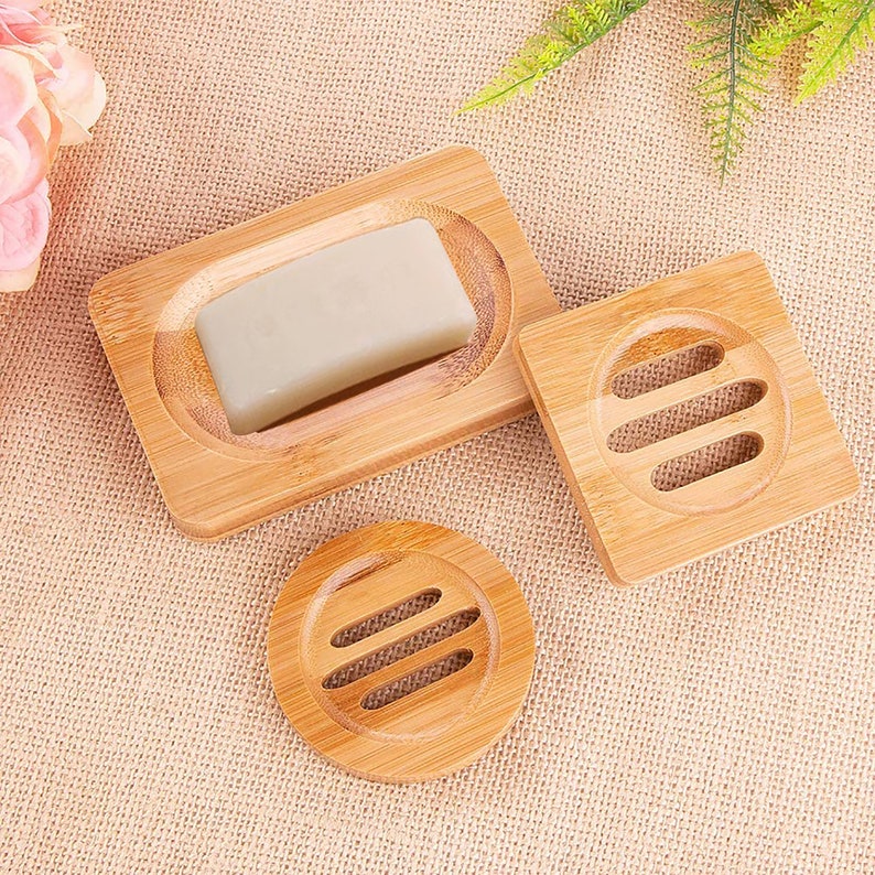 Soap Box Natural Bamboo Dishes Bath Soap Holder Bamboo Case - Etsy