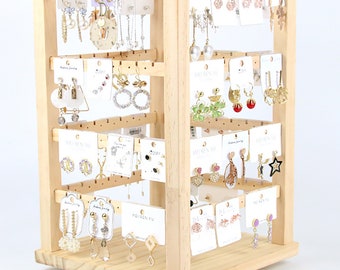Wood Earring Display - Etsy