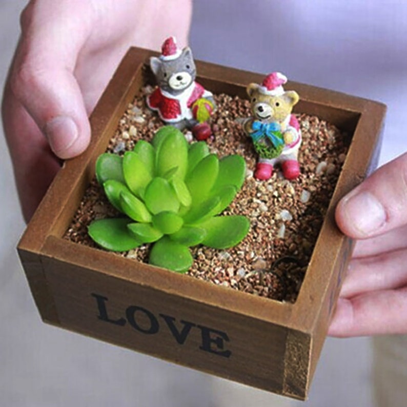 Hand Wood Creative Wooden Storage Box Desktop Organizer Retro - Etsy