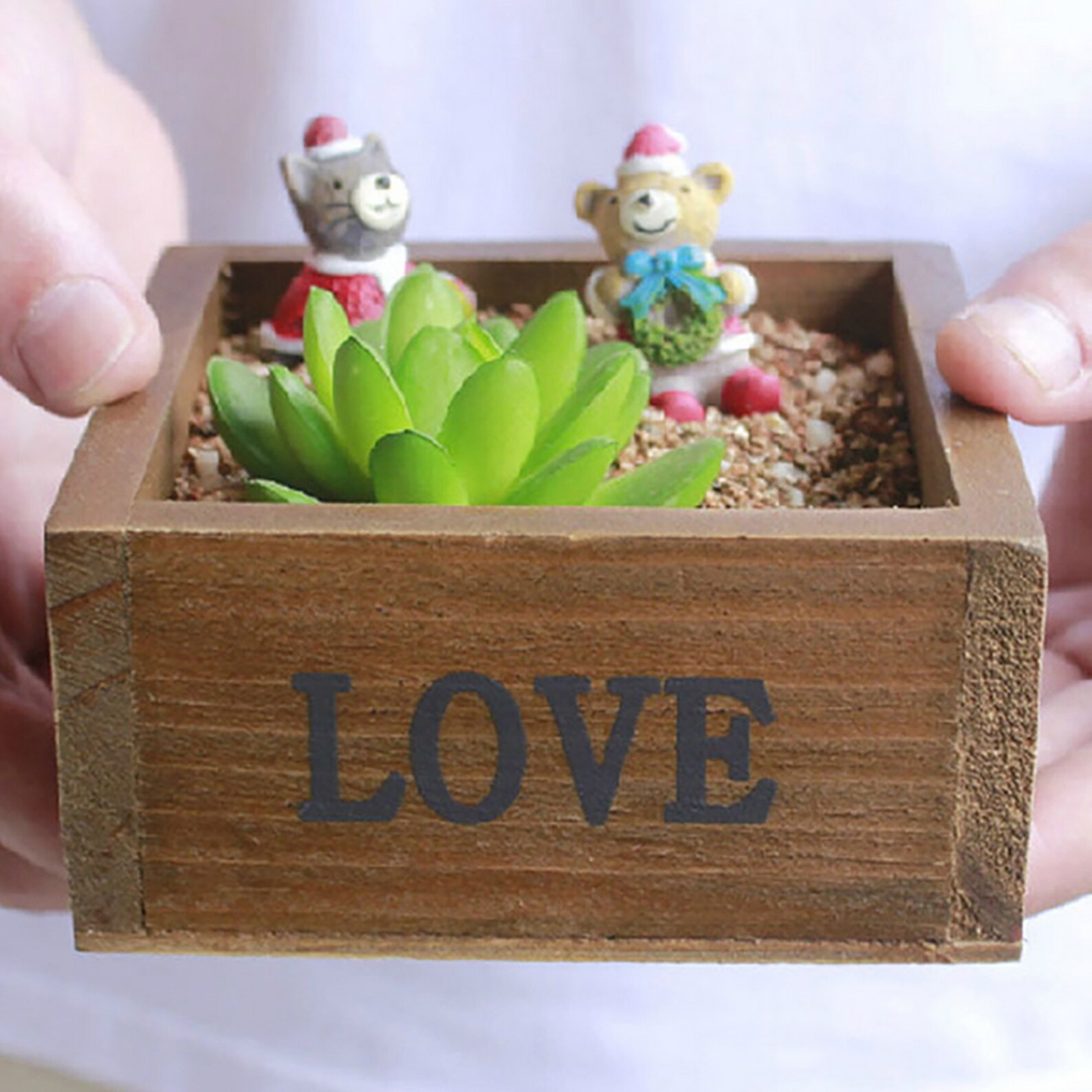 Hand Wood Creative Wooden Storage Box Desktop Organizer Retro - Etsy