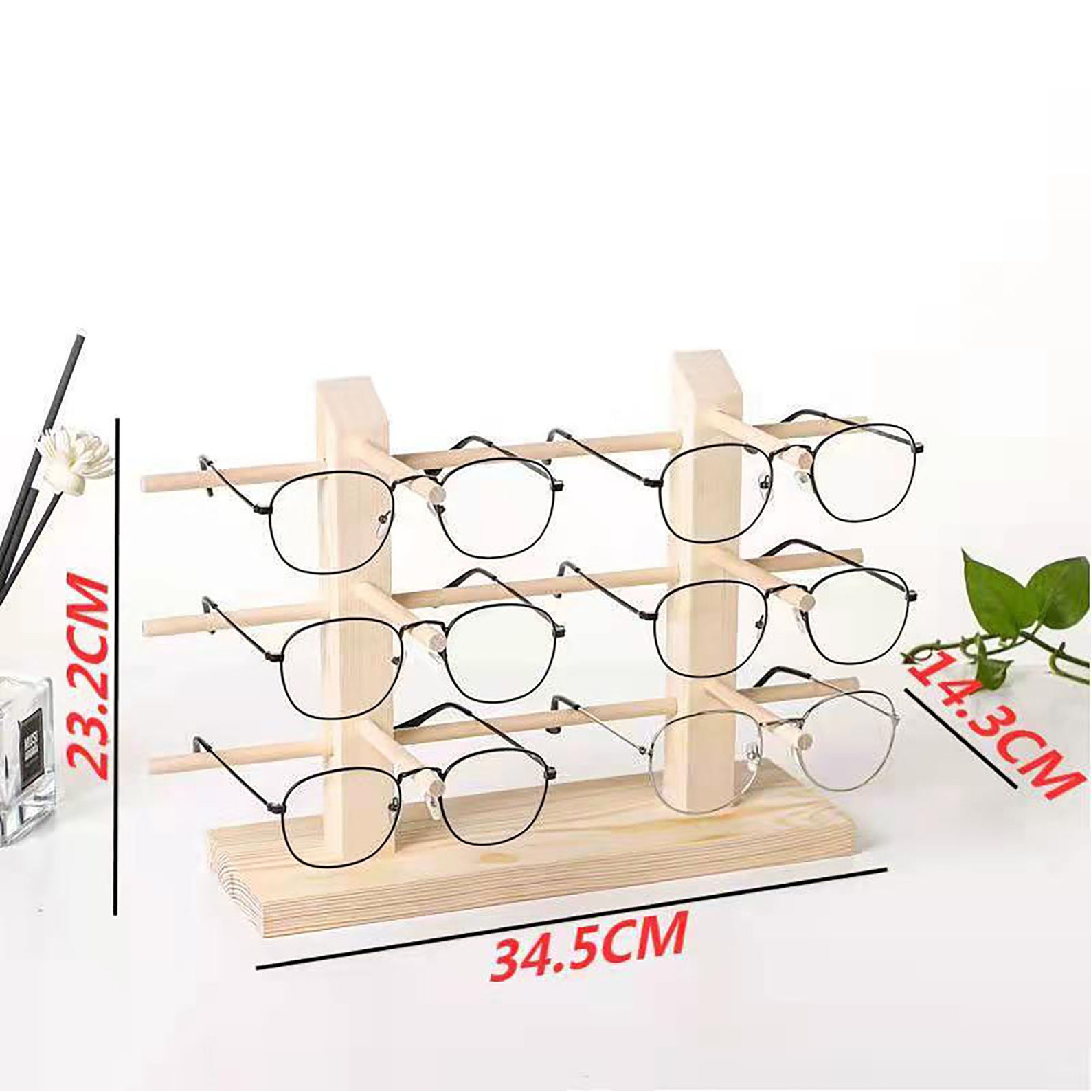 Wood Sunglasses Stand Frame Display Stand Frame Store Storage | Etsy