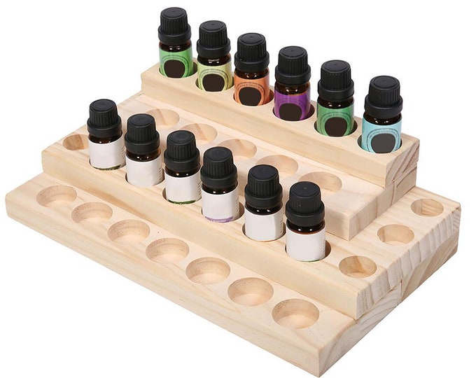 Ätherisches Öl Halter, Holz und Resin Ätherisches Öl Display, Roller ...