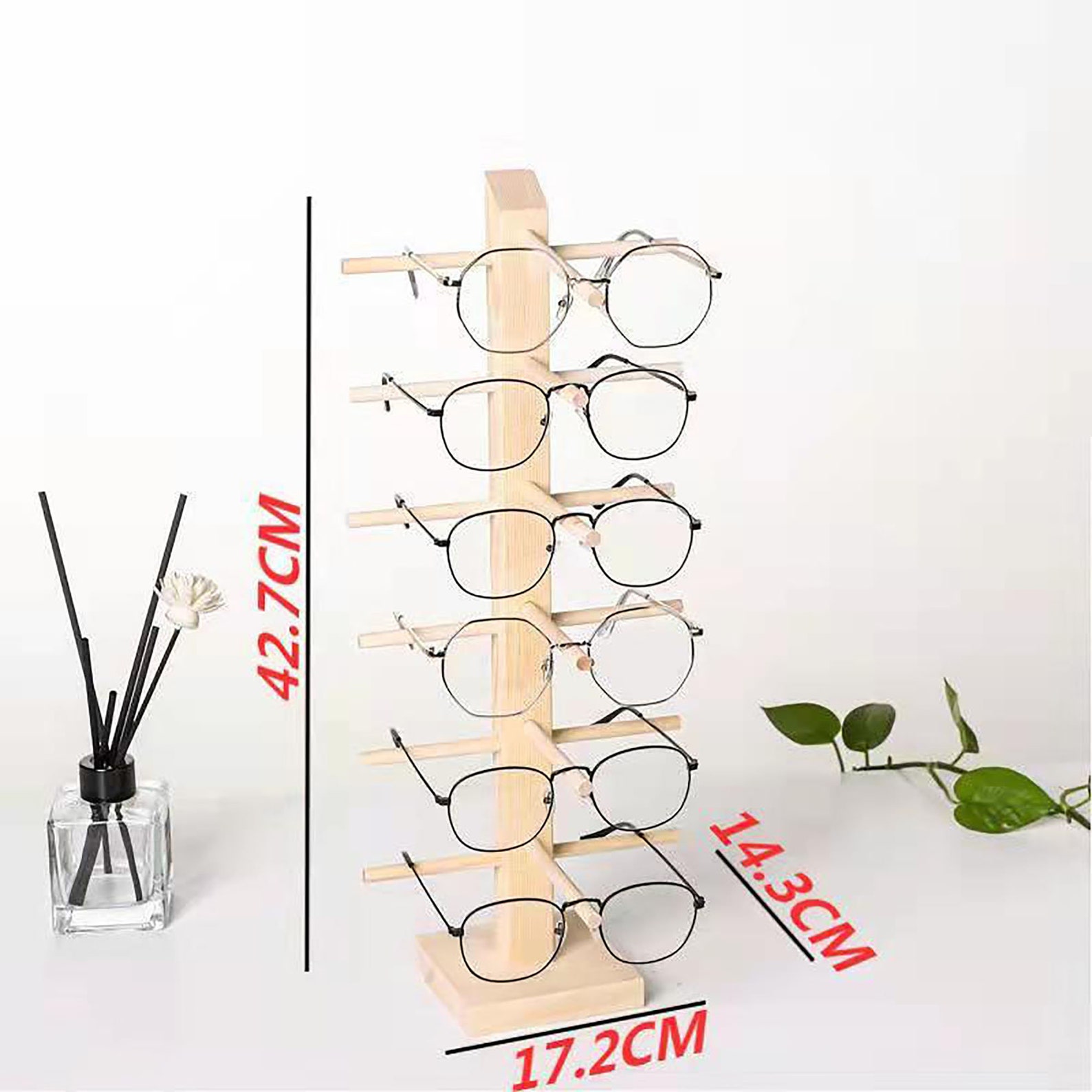 Wood Sunglasses Stand Frame Display Stand Frame Store Storage | Etsy