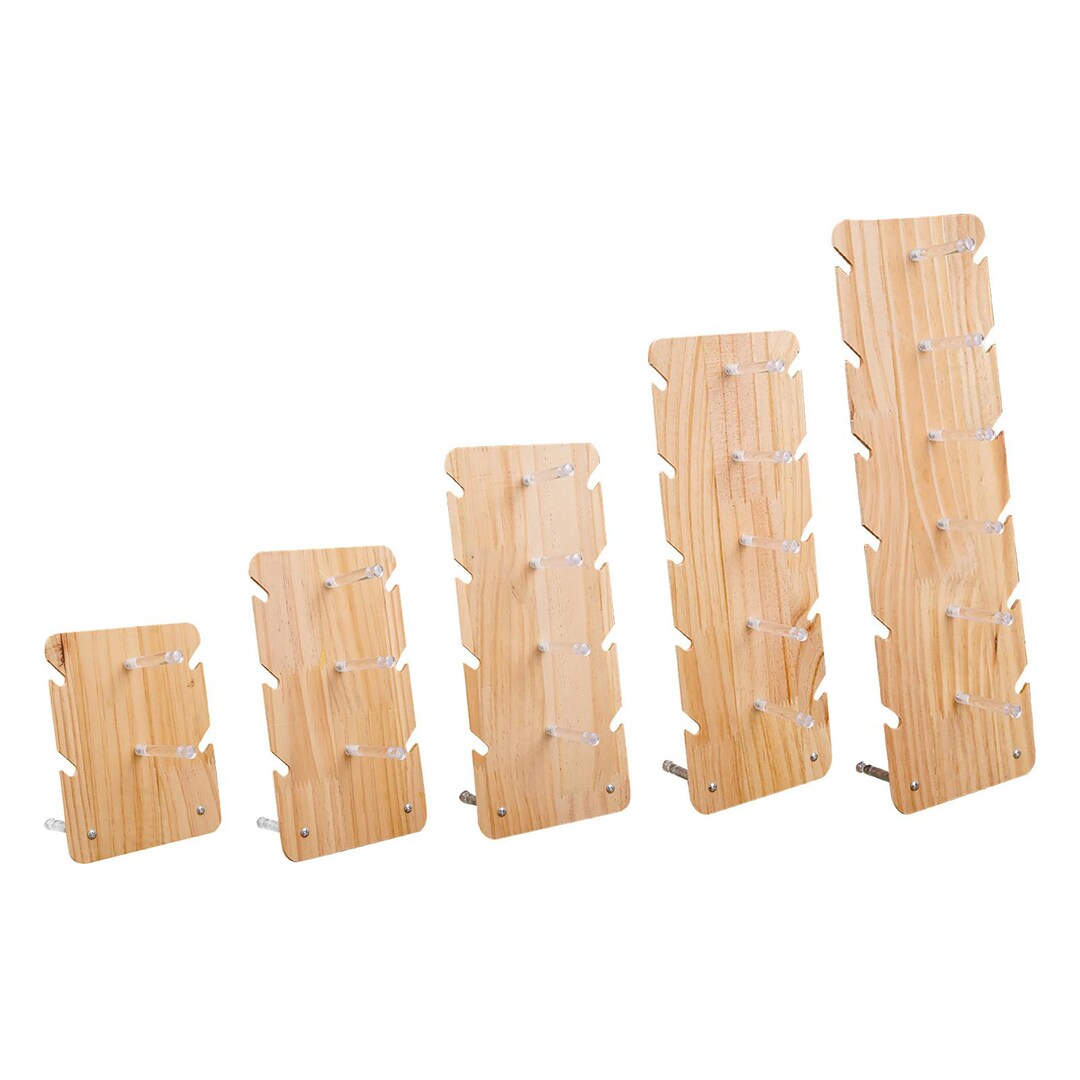 Wooden Eyeglasses Frame Stand Display Step Shelf Organizer Sunglass ...