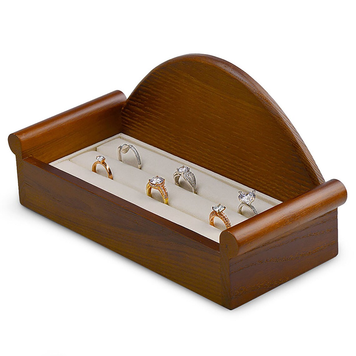 Solid Wood Ring Stand Retro French Jewelry Display Stand | Etsy