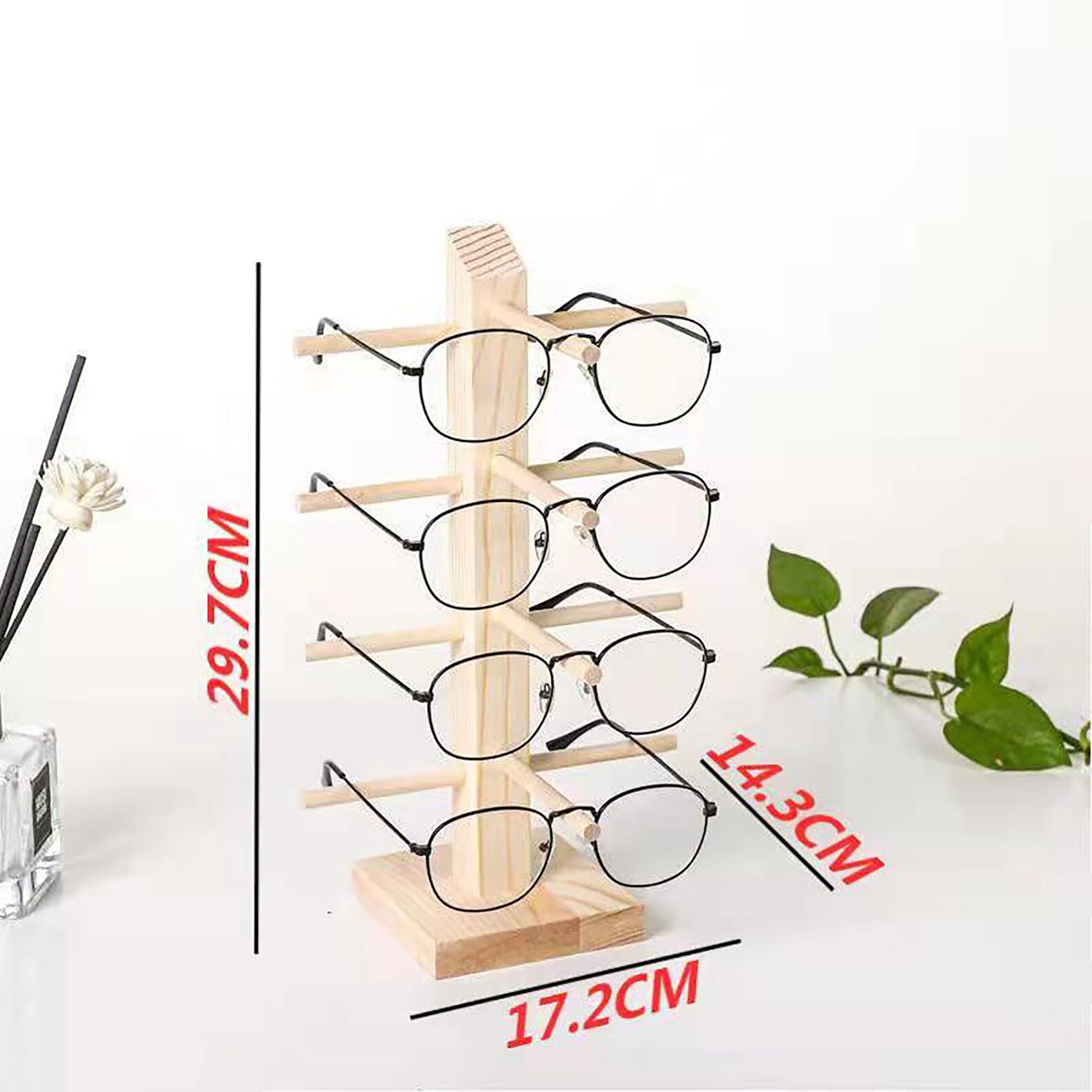 Wood Sunglasses Stand Frame Display Stand Frame Store Storage - Etsy