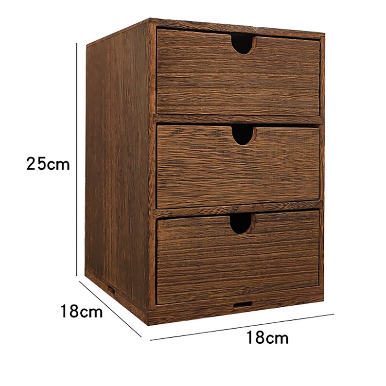 Wooden Box Storage Drawer Desktop Storage Drawers Jewelry - Etsy