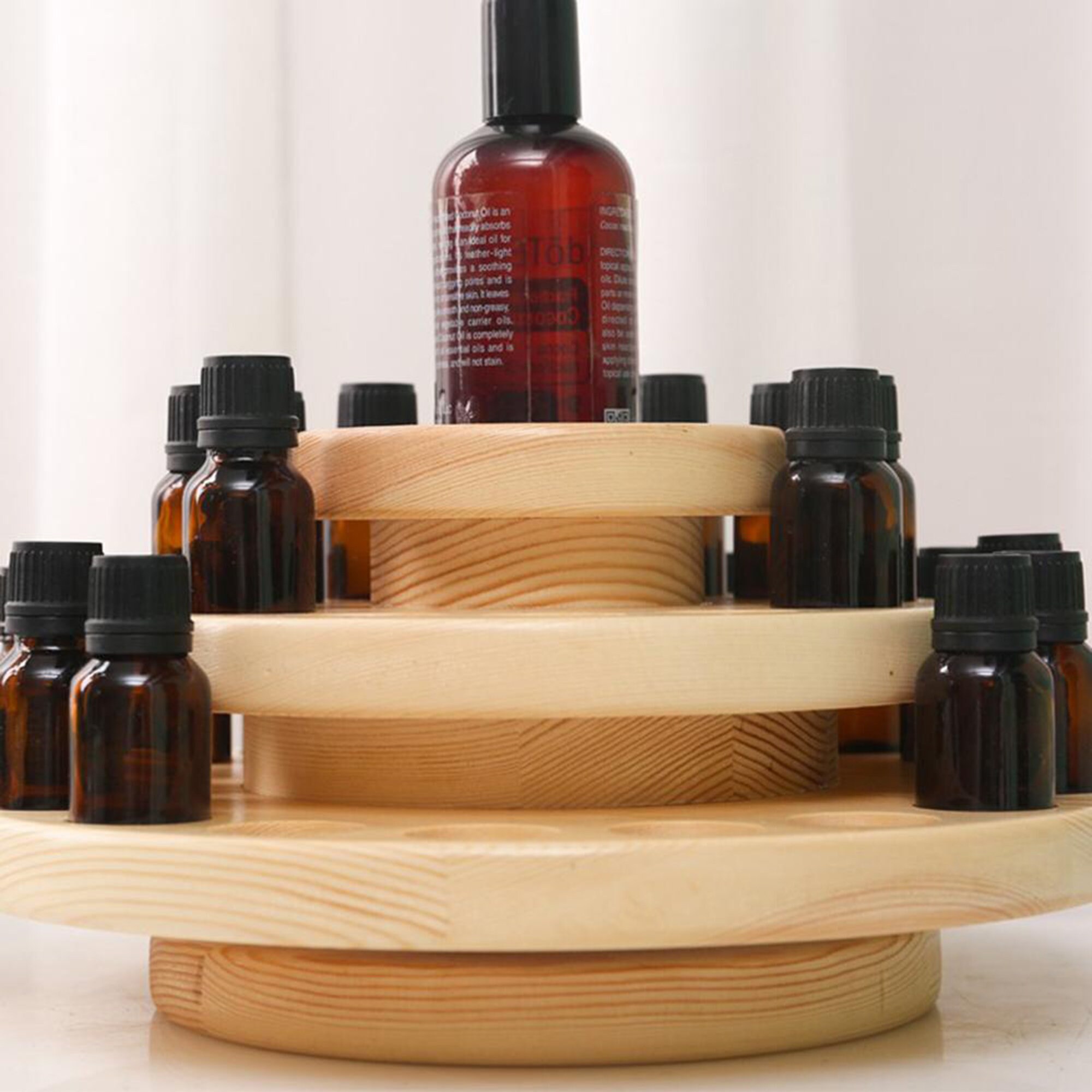 39 Slots Wood Essential Oil Display / Three Layers - Etsy