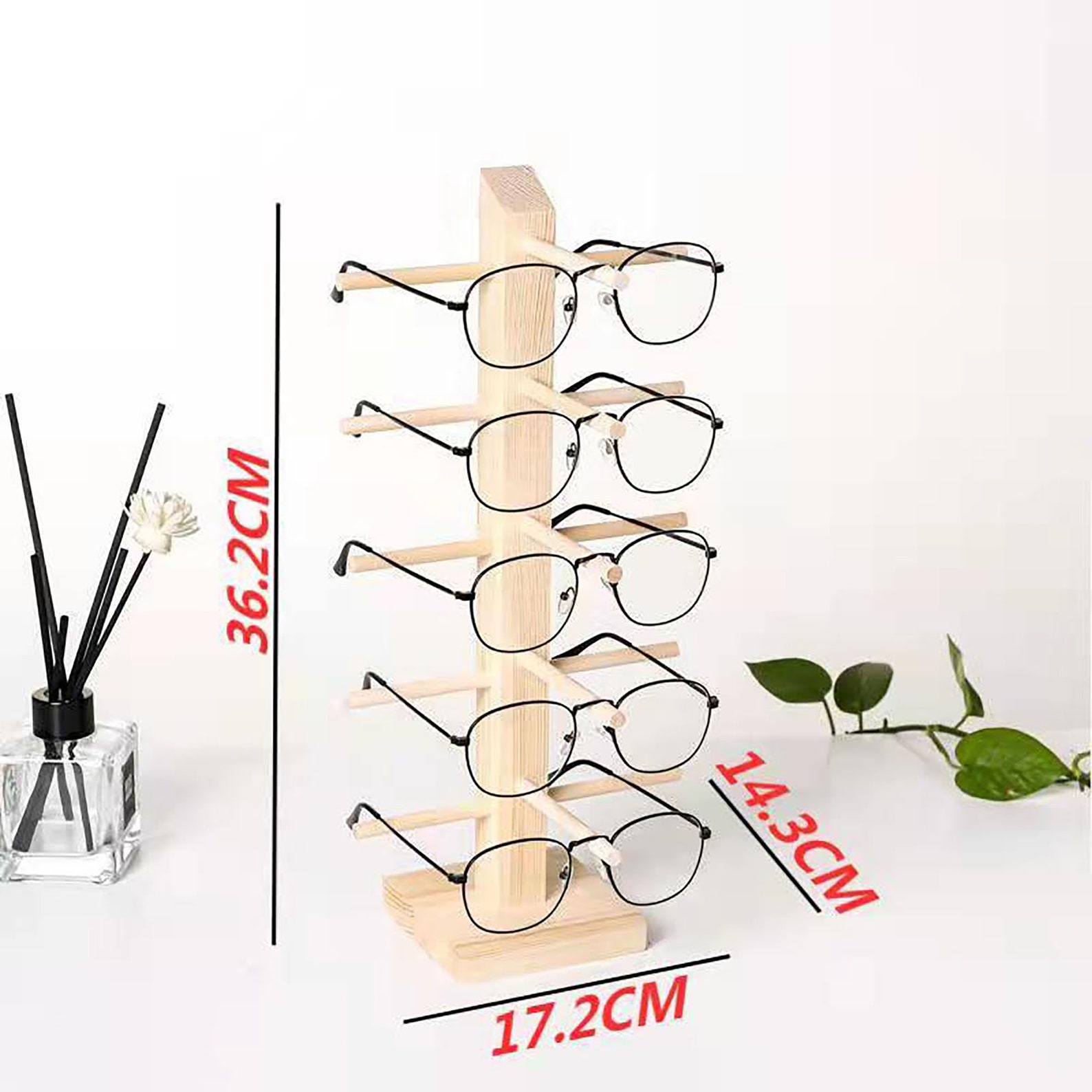Wood Sunglasses Stand Frame Display Stand Frame Store Storage | Etsy