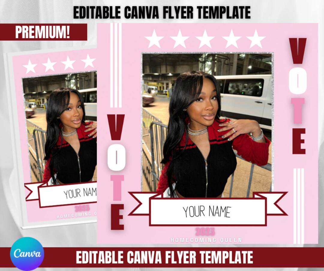 Homecoming Queen Flyer, Homecoming Flyer, Prom Flyer, Prom Queen Flyer ...