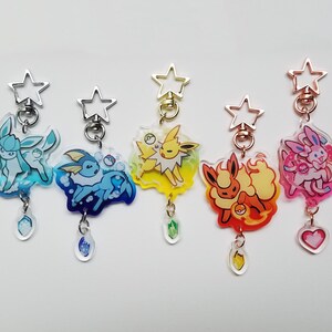 Eeveelution Charms - Etsy