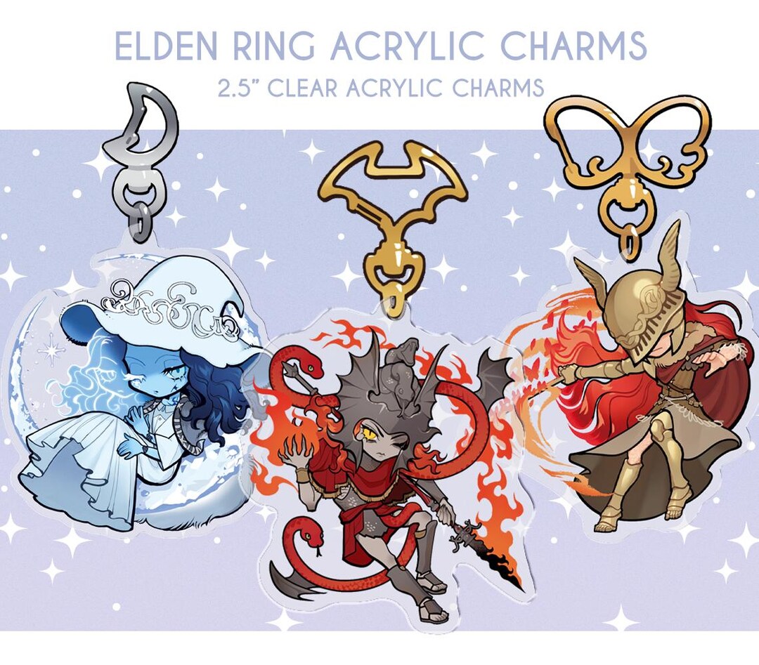 Elden Ring Acrylic Charms - Etsy