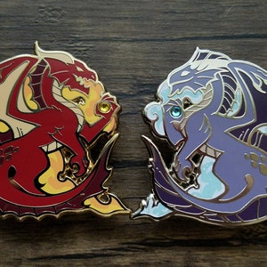 Dragon Enamel Pins - Etsy