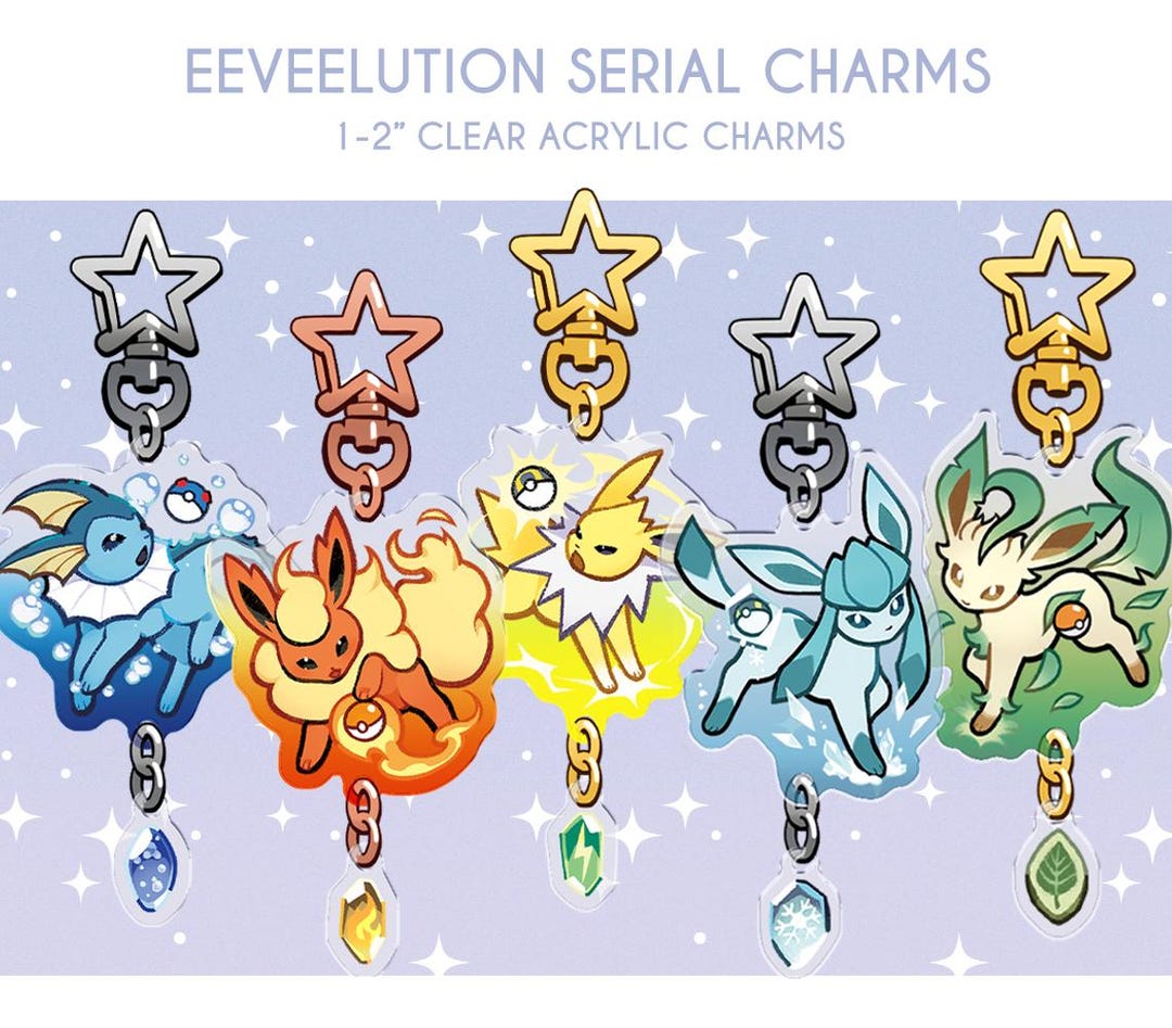 Eeveelution Charms - Etsy