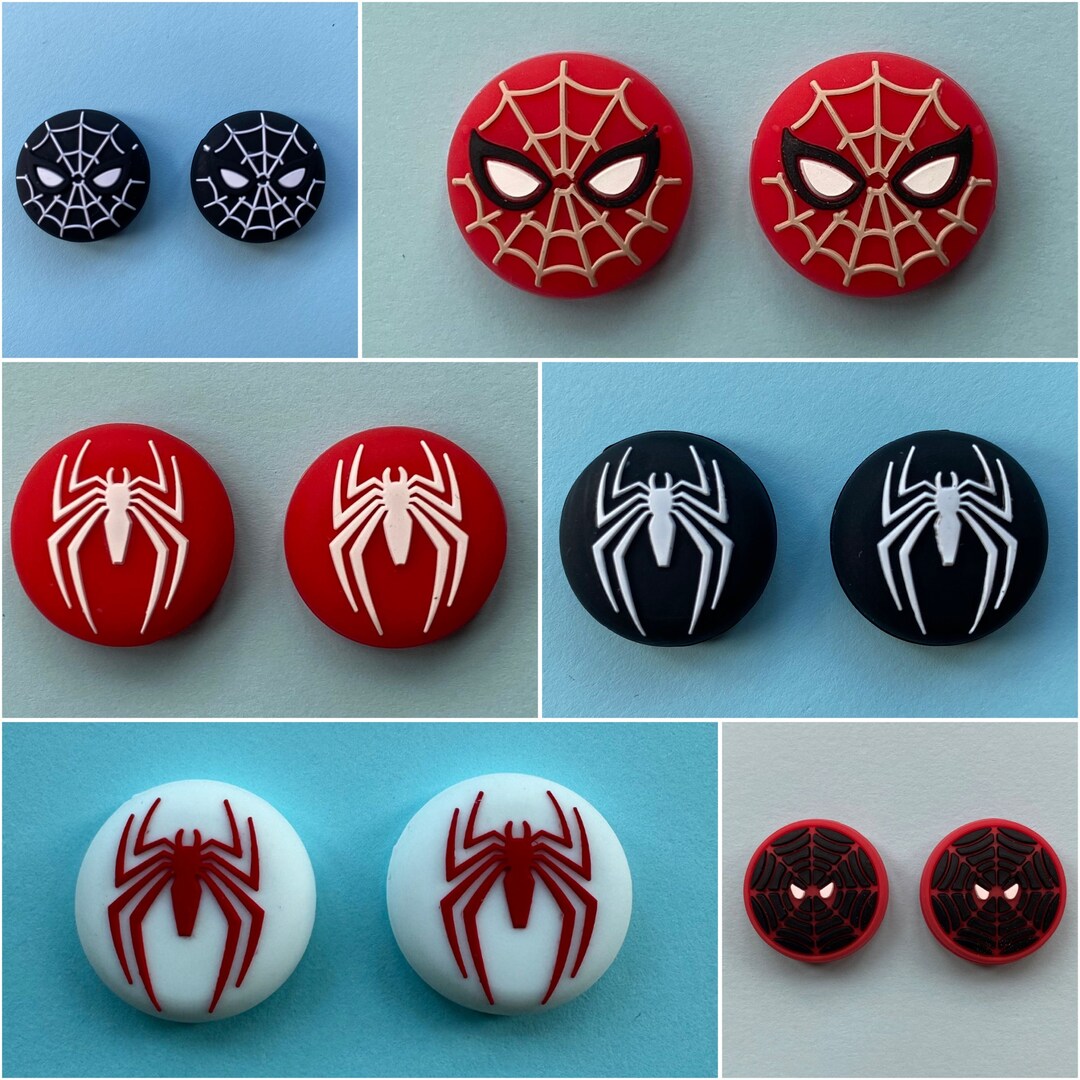 XBOX/PS4/5 THUMB GRIPS Spiderman, Xbox, Playstation, Joystick Caps ...