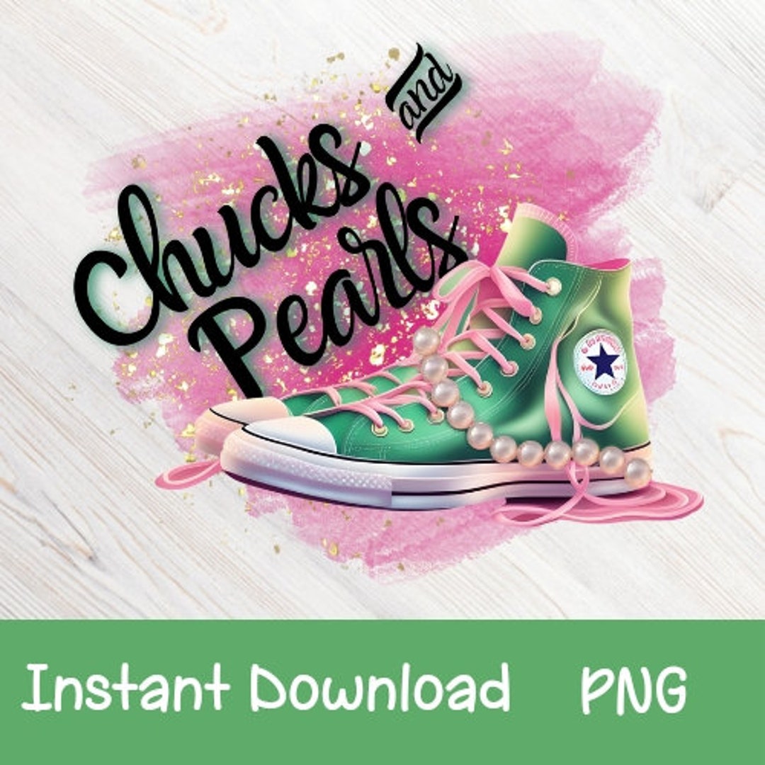 Chucks and Pearls PNG Digital Download Democratic Party Girly Cute ...