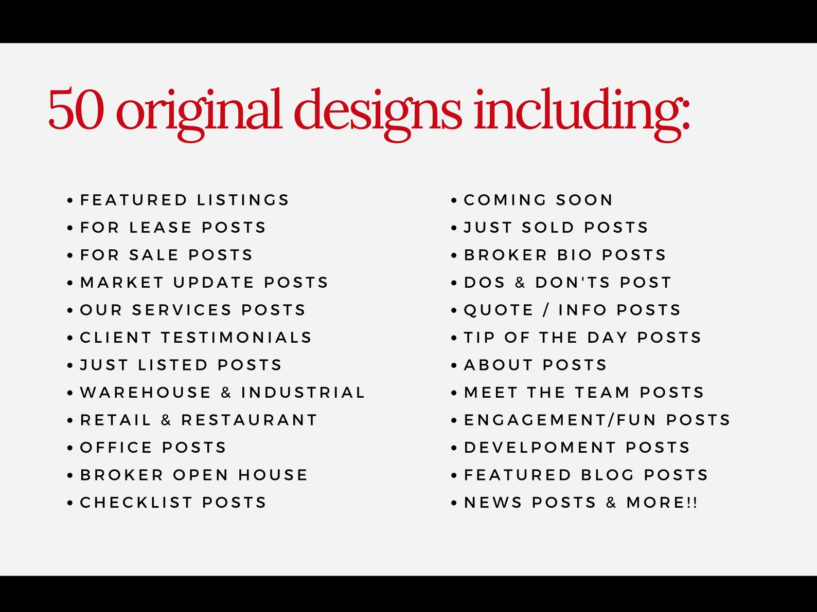 Commercial Real Estate Social Media Templates: 150 Canva Posts (digital ...