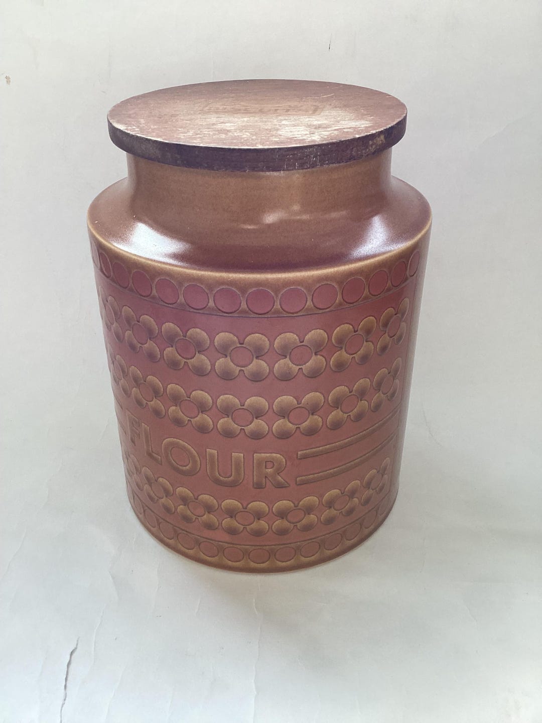 Hornsea Pottery Saffron Flour Jar - Etsy