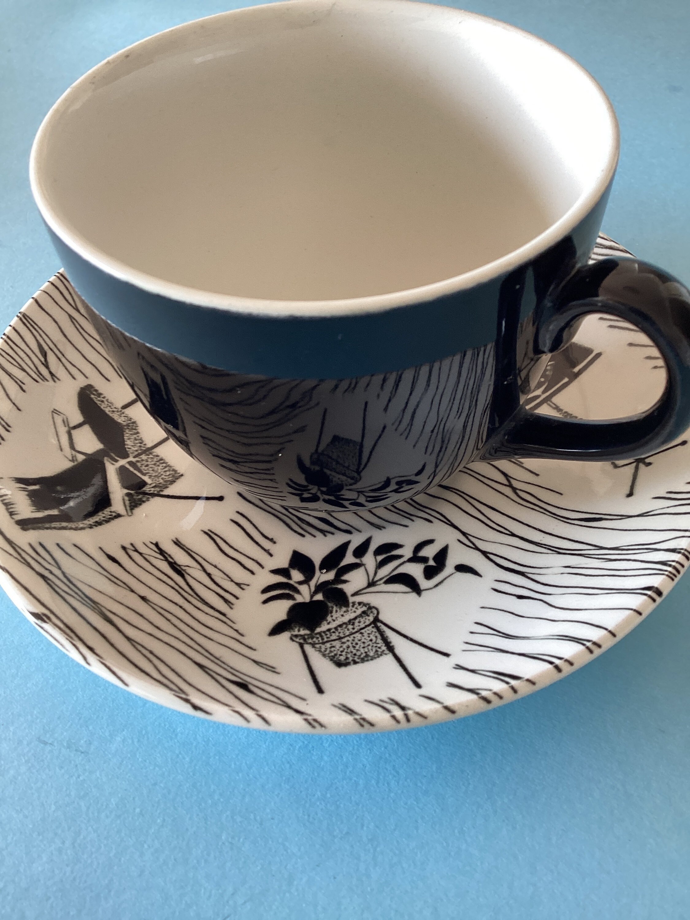 Homemaker by Ridgway Pottery Cup, Saucer and Side Plate - Etsy
