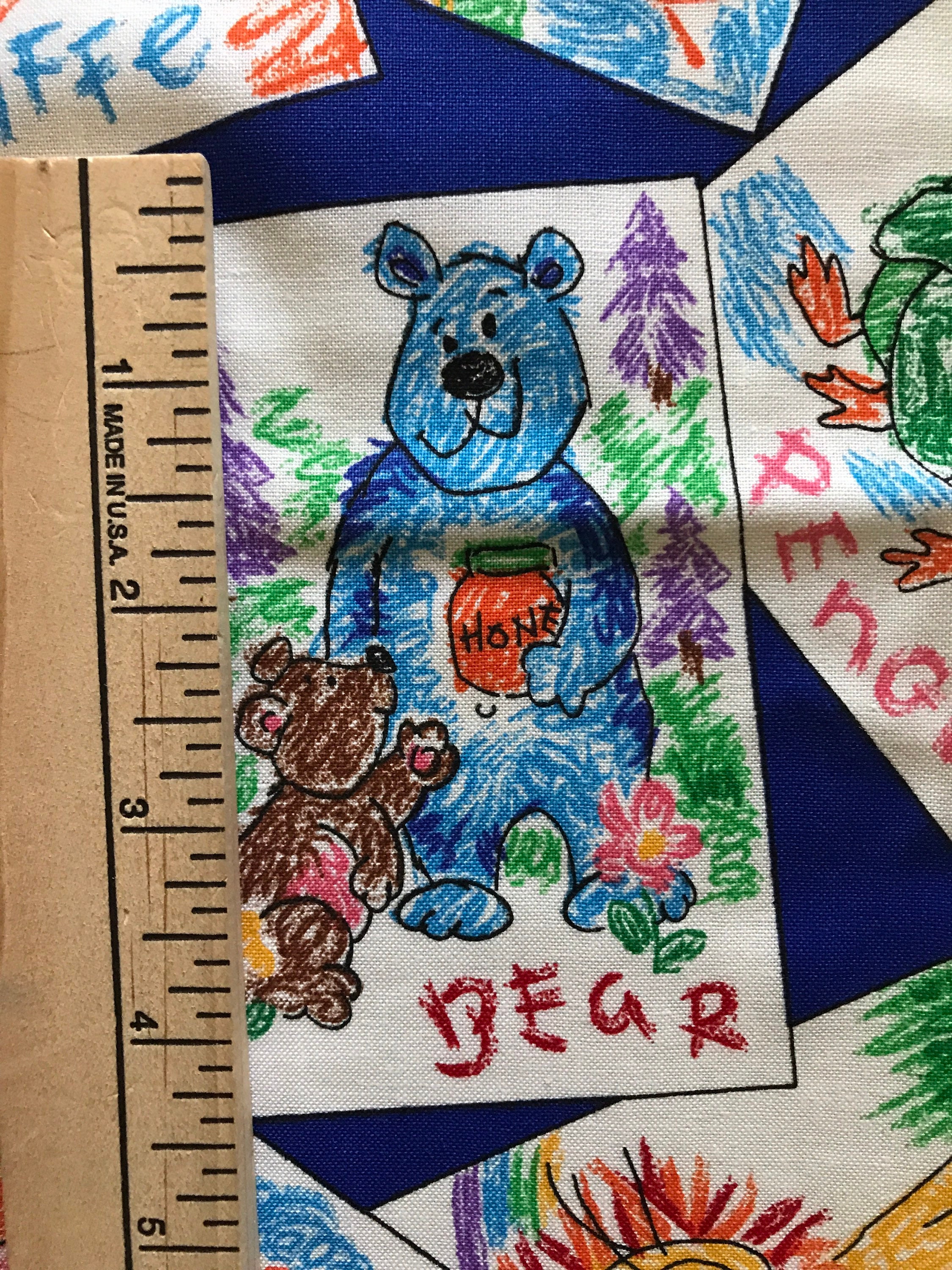 Playful Children’s Print Fabric - Etsy