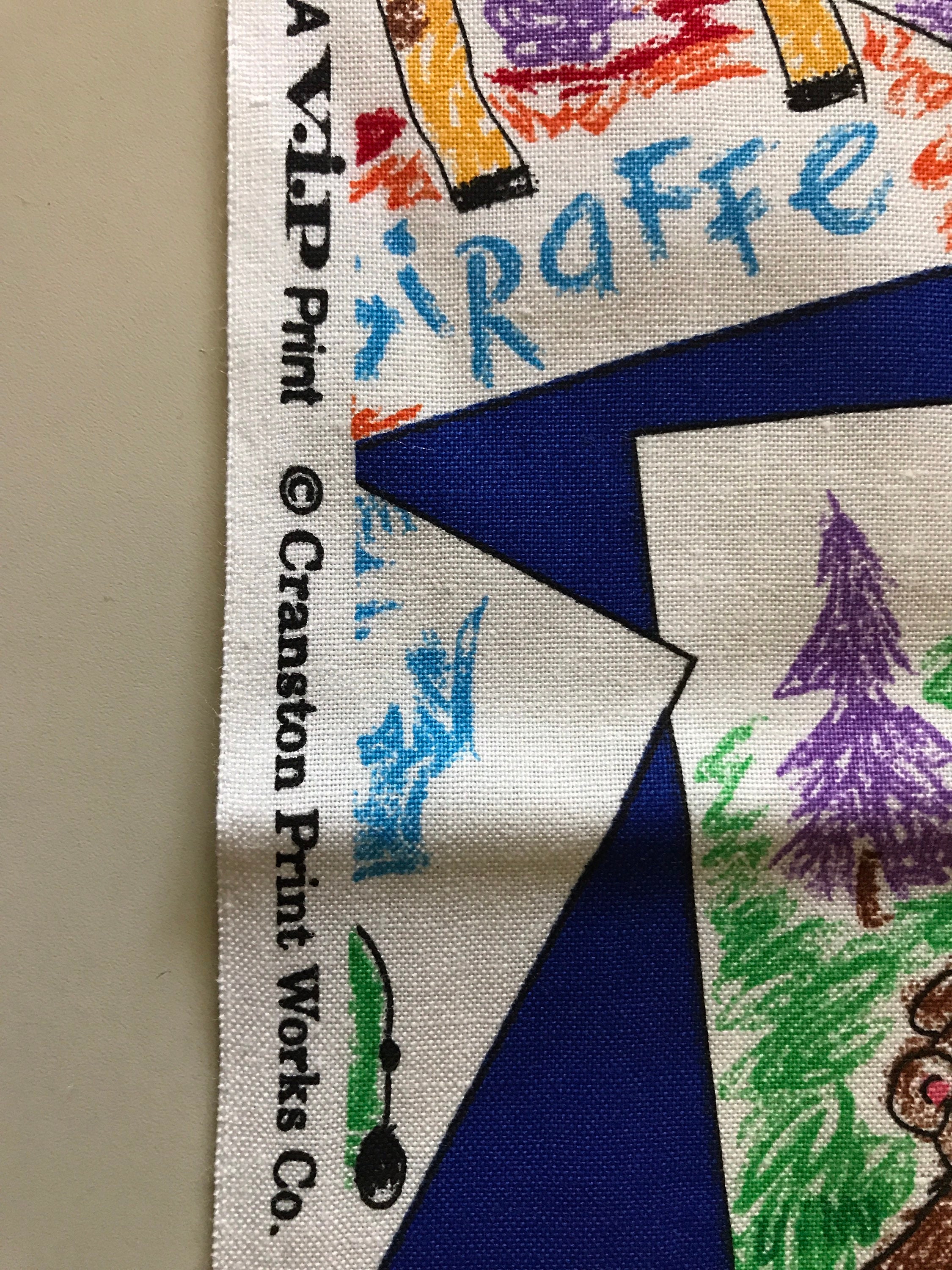 Playful Childrens Print Fabric | Etsy