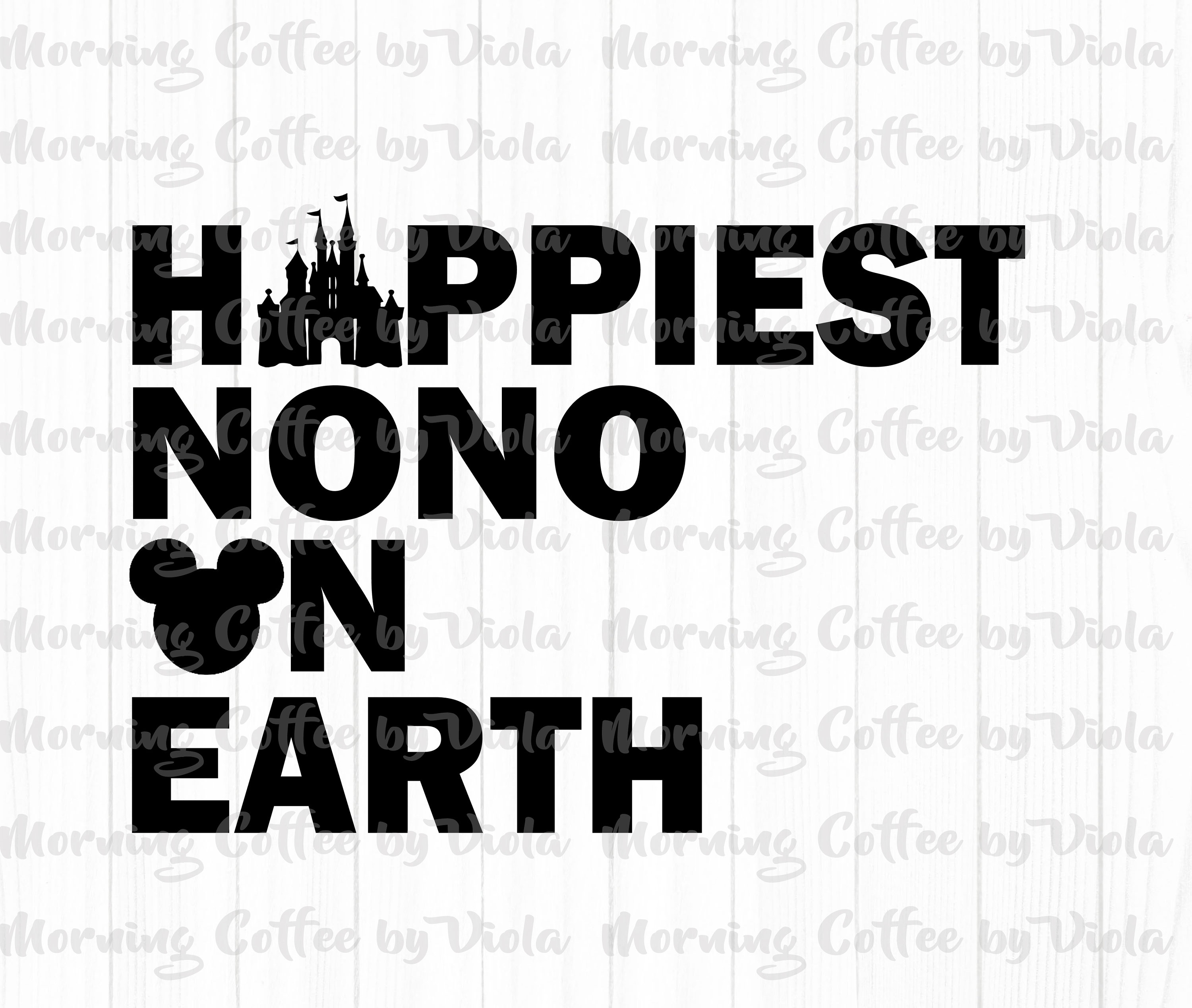 Happies Nono on Earth PNG and SVG Files. - Etsy