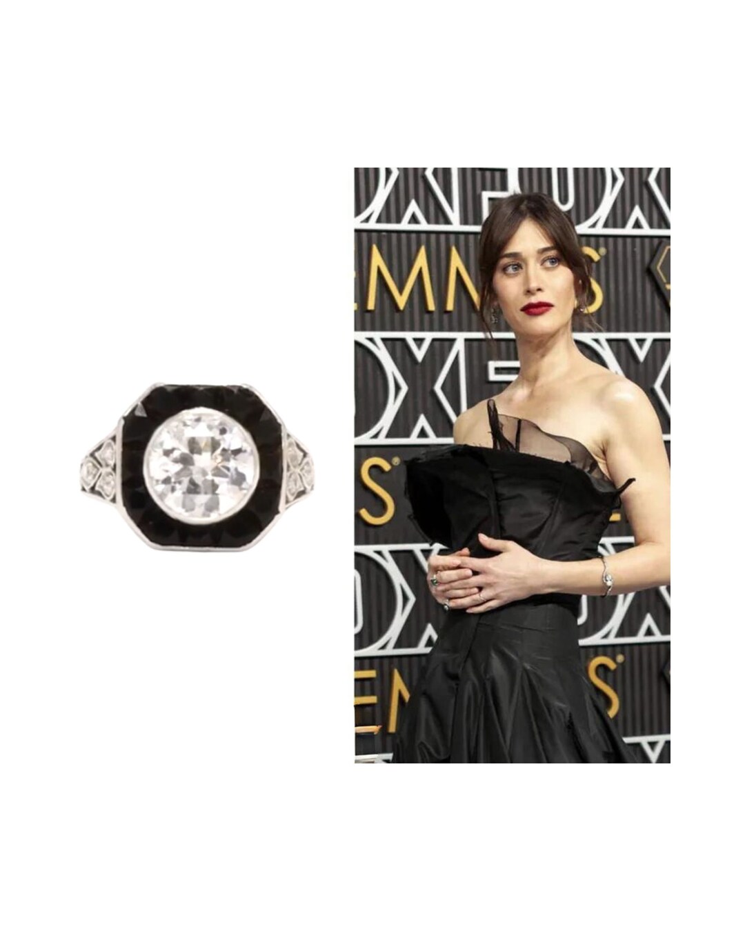 Lizzy Caplan Art Deco Diamond & Onyx Ring Luxury Jewelry, Handmade ...