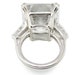 Statement Ring for Women 925 Sterling Silver 35ct White - Etsy