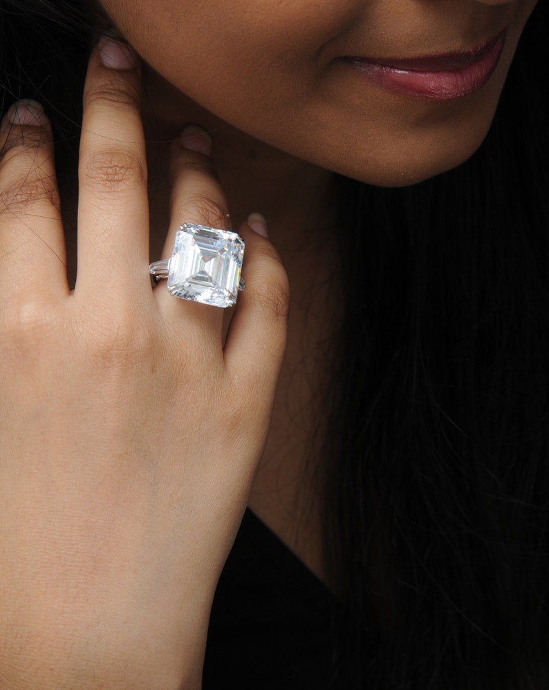 Elizabeth Taylor Ring for Women 925 Sterling Silver 35ct - Etsy