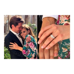 Princess Beatrice Engagement Ring, Handmade Jewelry, Bridal Ring ...