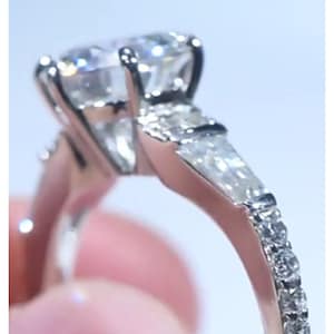 Princess Beatrice Engagement Ring, Handmade Jewelry, Bridal Ring ...
