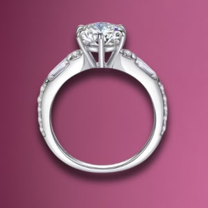 Princess Beatrice Engagement Ring, Handmade Jewelry, Bridal Ring ...