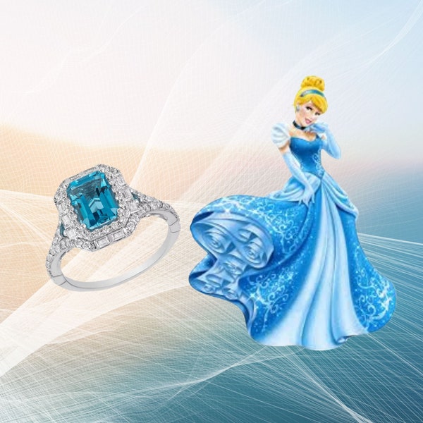 Cinderella Engagement Ring - Etsy