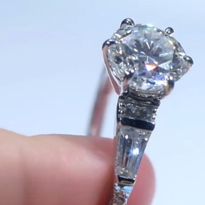 Princess Beatrice Engagement Ring, Handmade Jewelry, Bridal Ring ...