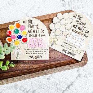 Teacher Handprint Gift, Personalized Teacher Appreciation Keepsake, End ...