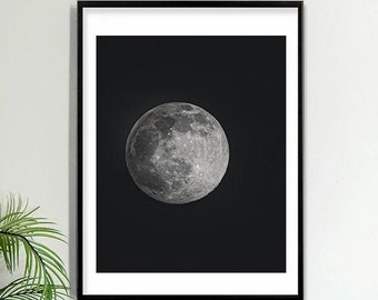 Lunar Moon Photo, Digital Art Print Instant Download - Etsy