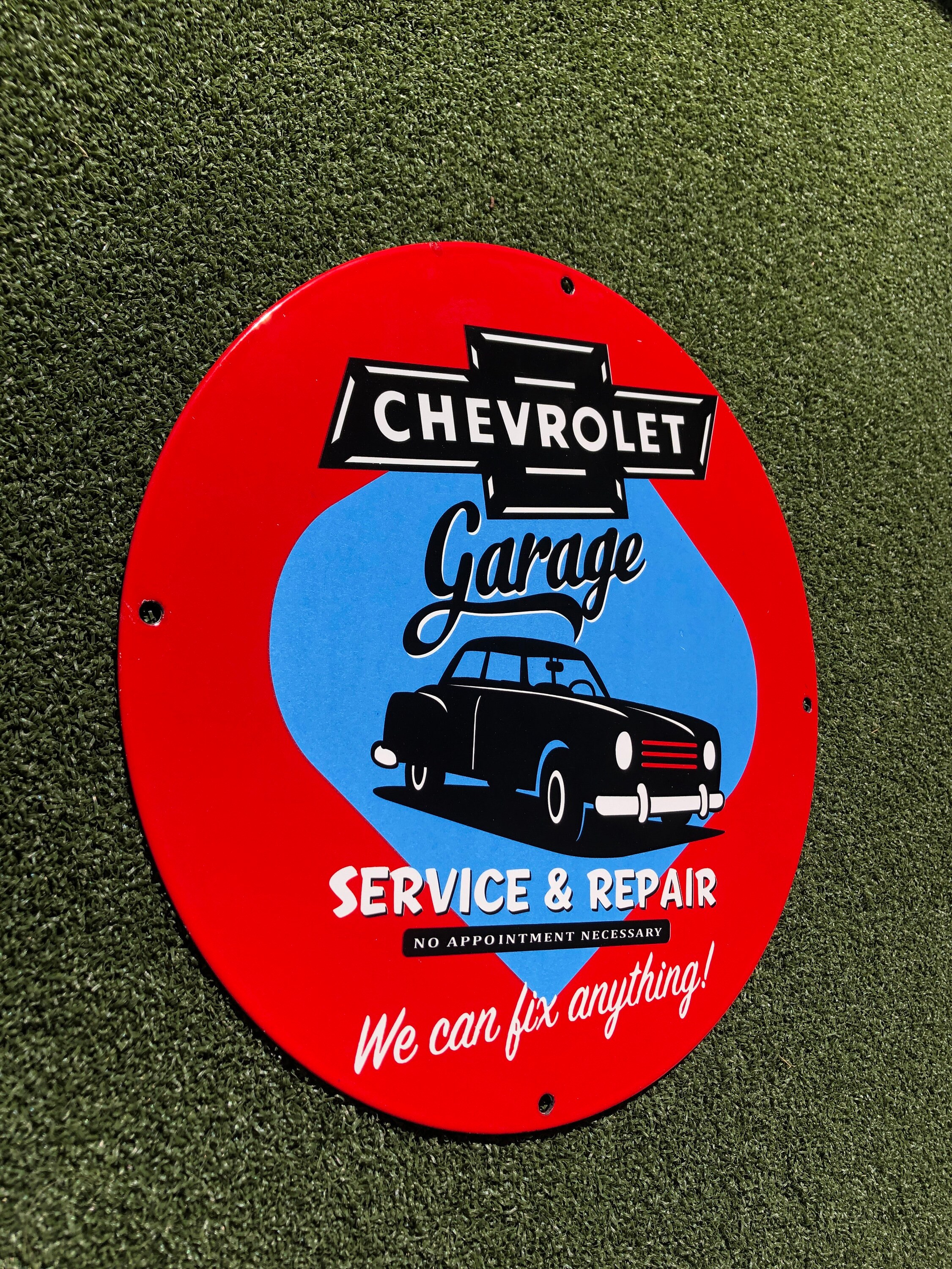Chevrolet Garage Vintage Style Service & Repair Porcelain - Etsy