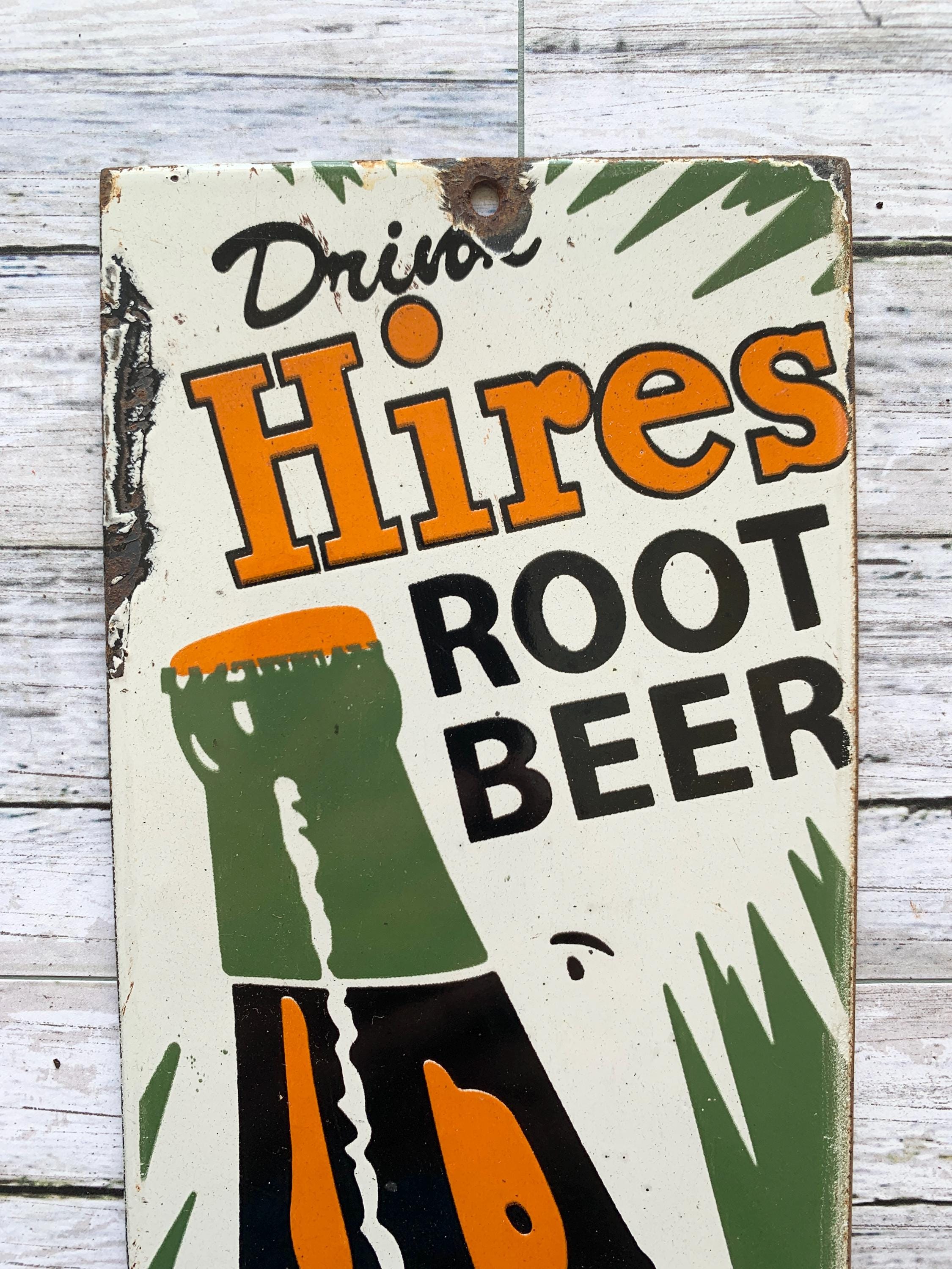Vintage Hires Root Beer Porcelain Sign: Soda Shop Decor (12x4") - Etsy