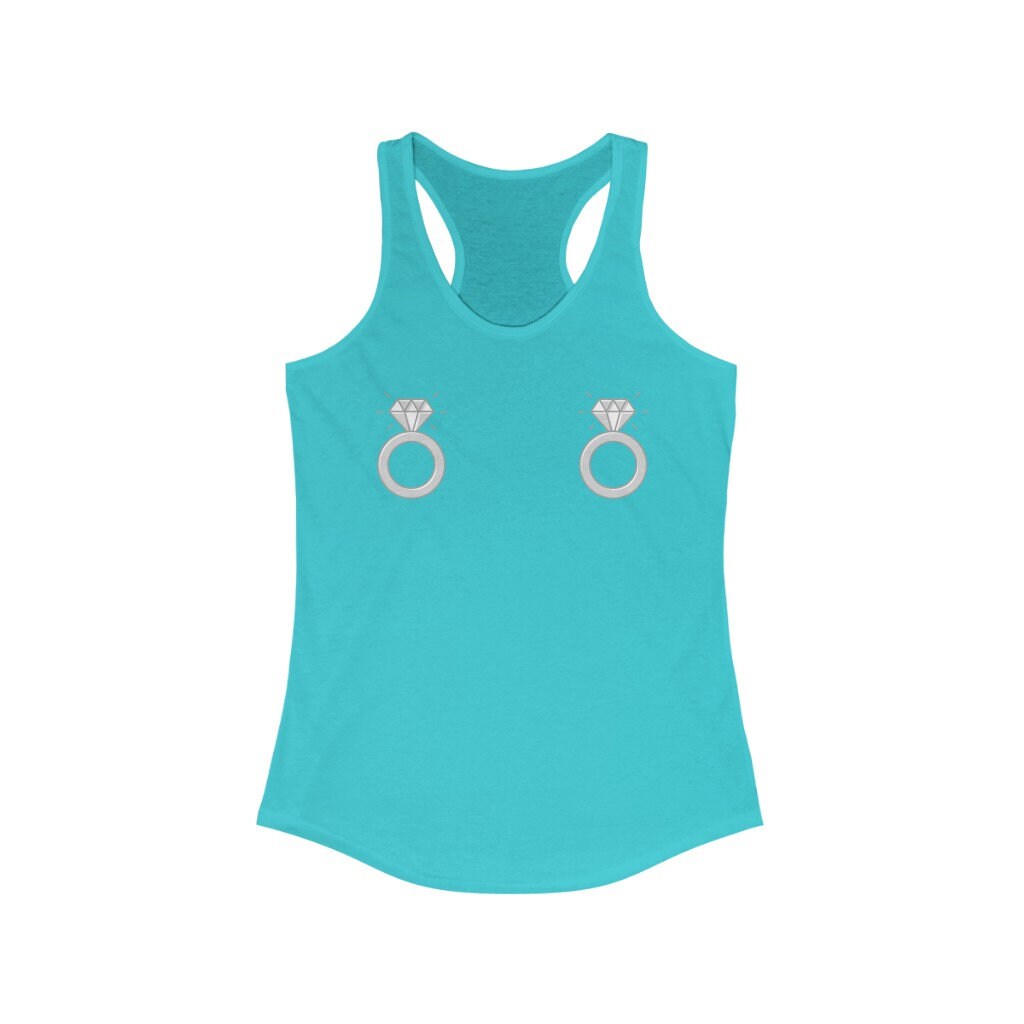 Bachelorette Put a Ring on Tit Tank Top Silver - Etsy
