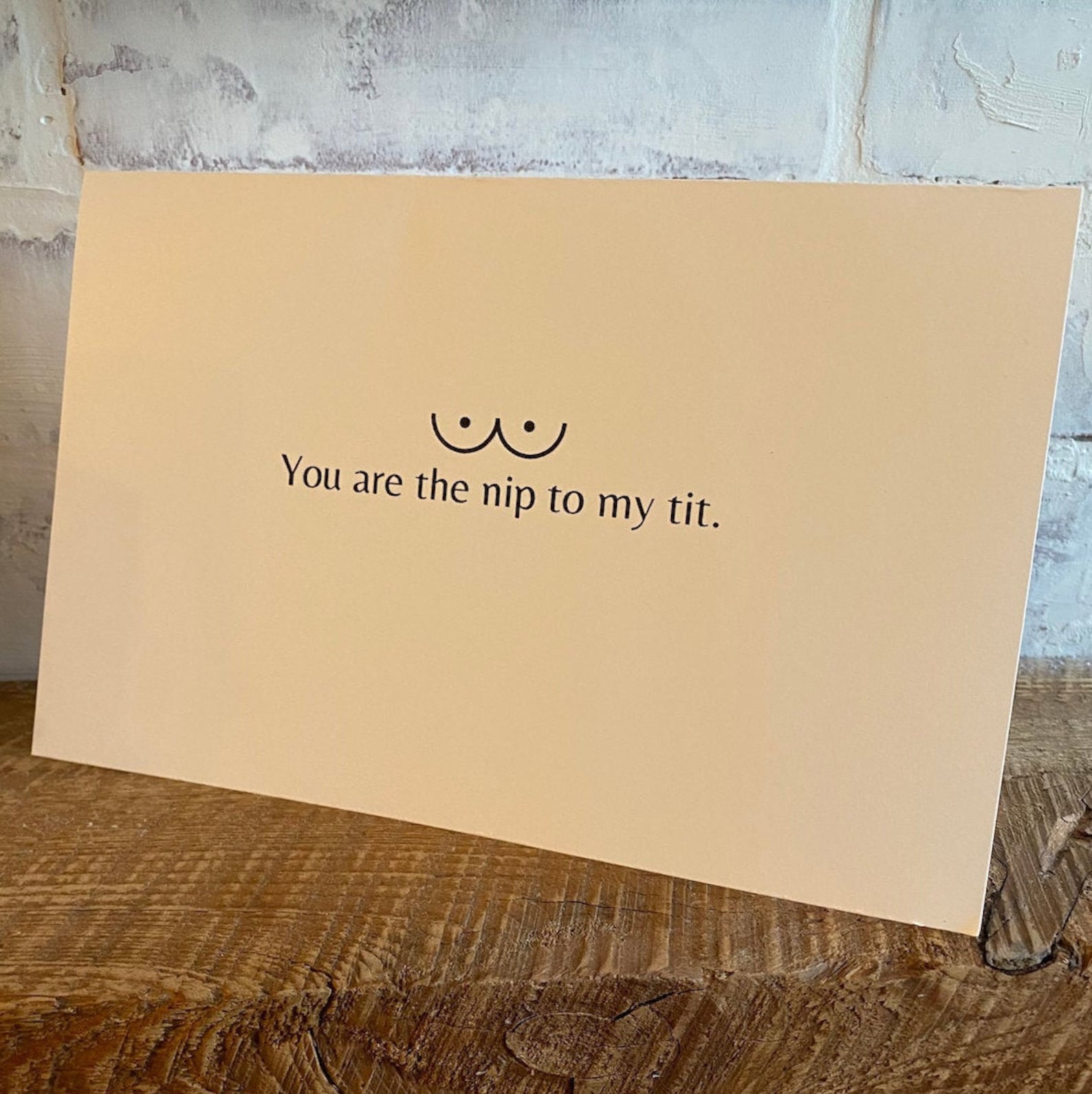 Funny & Dirty Card for Bestie or Partner - Etsy
