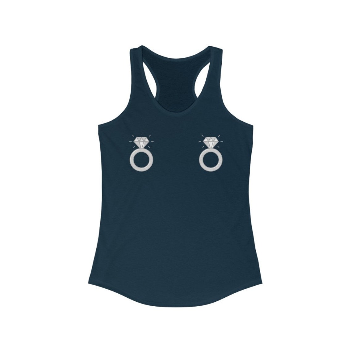 Bachelorette Put a Ring on Tit Tank Top Silver - Etsy