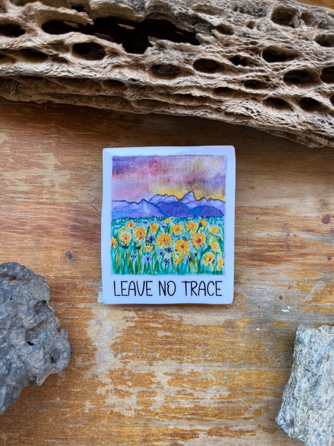 Leave No Trace Waterproof Vinyl Sticker - Etsy
